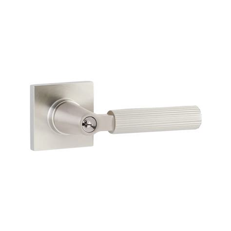 Select L Square Straight Knurled Key In Lever Emtek