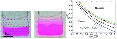 Creases On The Interface Between Two Soft Materials Soft Matter RSC Publishing