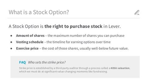 Stock Options And Early Exercise 101
