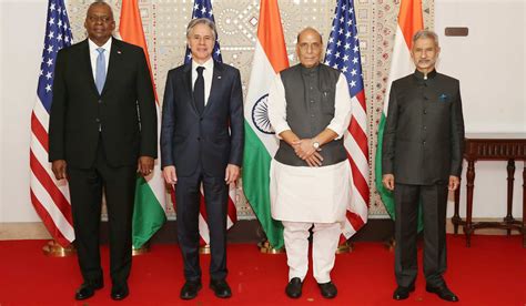 India Us Strategic Partnership Bolstered At 2 Plus 2 Ministerial