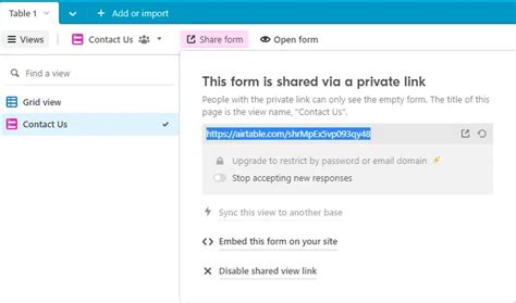 Airtable Web Contact Form In 5 Minutes Lowcode101
