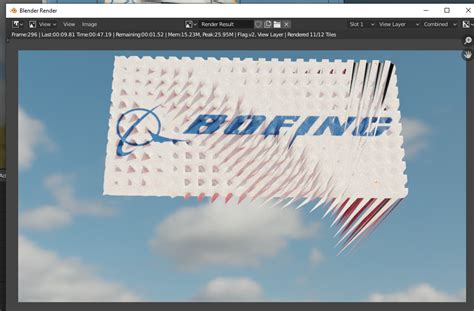 First Simulation Render Error Cloth Modifier Particles And Physics