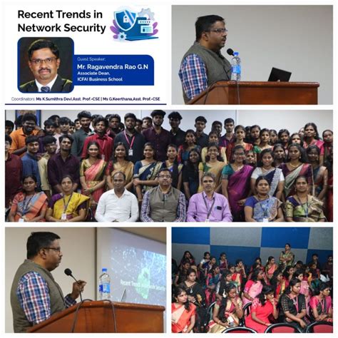 Cse Department Kcg College Of Technology Organised A Guest Lecture On Recent Trends In Network