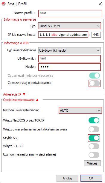 Vpn Host Lan Ssl Vpn Na Windows Draytek