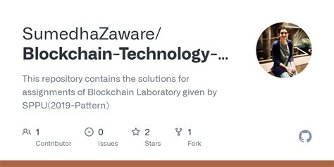 Github Sumedhazawareblockchain Technology Sppu 2019 Pattern This Repository Contains The