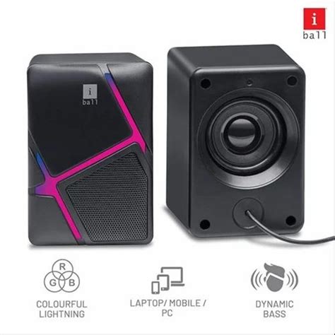 Iball Disco 9 Rgb Speaker 20 Multimedia Rgb Led Lights 6w Rms High