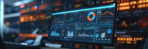 Computer Screen Displaying A Clean Intuitive Network Monitoring