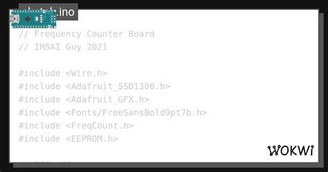 Frekwensi Counter Wokwi Esp32 Stm32 Arduino Simulator