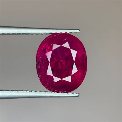 1 Pcs Red Ruby 575 Ct Gem Research Swiss Lab Grs Natural