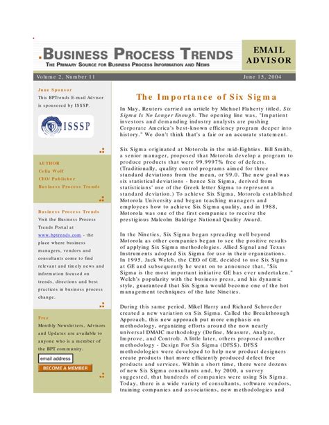 The Importance Of Six Sigma — Isssp For Lean Six Sigma