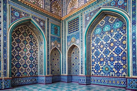 Islamic Patterns On Mosque Wall Mosque View Islamic Backgrounds