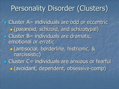 Ppt Personality Disorders Powerpoint Presentation Free Download Id