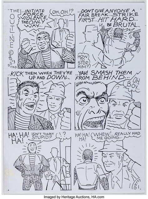 Steve Ditko 20 20 A Ditko Complete 1 Page Story Original Art Lot