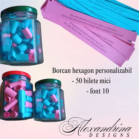 Borcan Mic Cu 50 De Bilețele Personalizabile Un Dar Mic Plin De Semnificație Artynos Ro