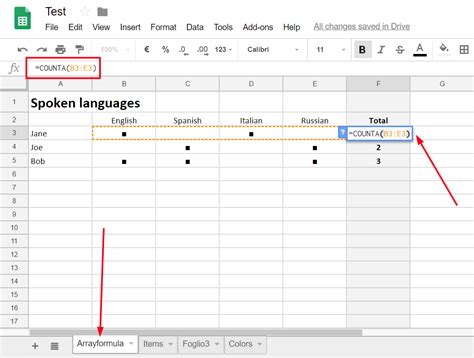 Google Sheets Google Sheets Arrayformula En Celdas Horizontales Y