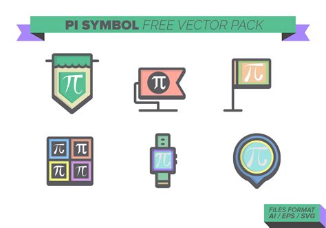 Pi Symbol Free Vector Pack 142864 Vector Art At Vecteezy