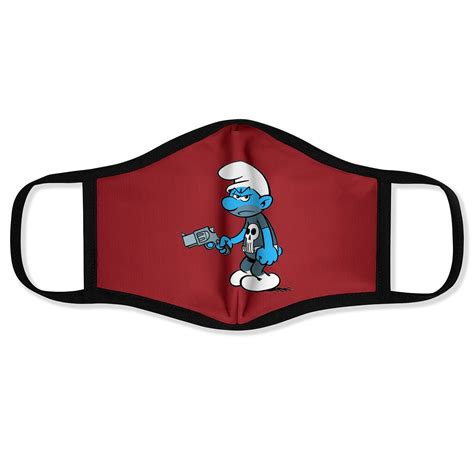 Punishing Smurf Smurf Face Masks Sold By Bruna Cosenza Sku