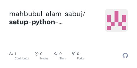 GitHub Mahbubul Alam Sabuj Setup Python Environment On Windows 10 11