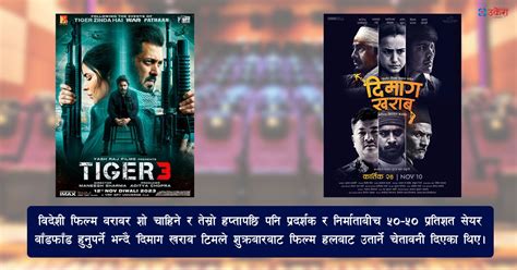 फिल्म उतार्ने धम्कीपछि ‘दिमाग खराबलाई टाइगर थ्रीभन्दा बढी शो