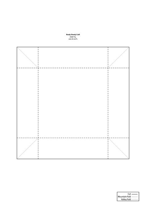 Free Square Box Template Free Printables