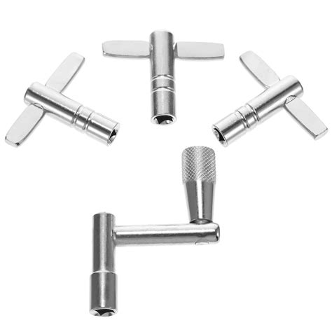 Heanujj 4 Pcs Shape Drum Set Hardware Key Sound Quality Improvement