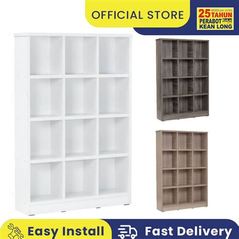 Klsb 12 File Cabinet File Rack 12 Tier Book Rack Display Cabinet Book Shelf Rak Buku Rak