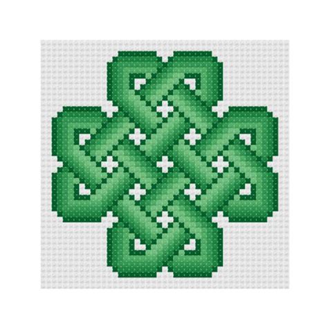 Cross Stitch Pattern Celtic Knot Assorted Pattern Celtic Knot 9 Color