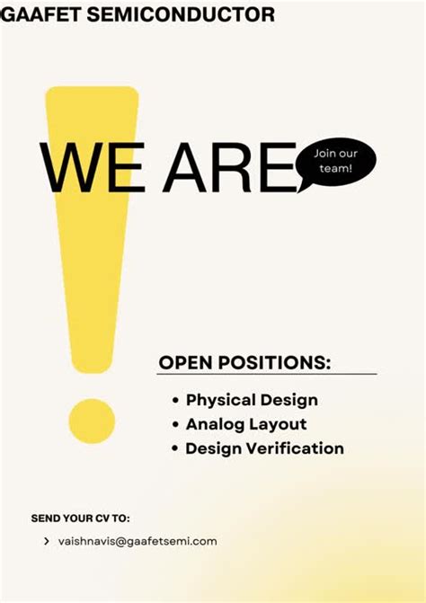 Gaafet Semiconductor Pvt Ltd On Linkedin Vlsi Analoglayout