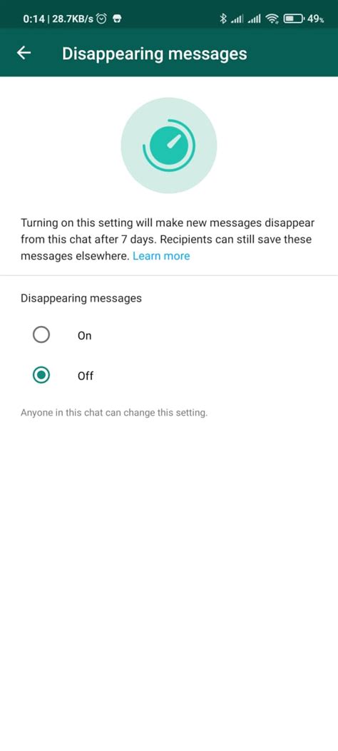 WhatsApp Pengembangan Fitur Disappearing Messages Menjadi 24 Jam