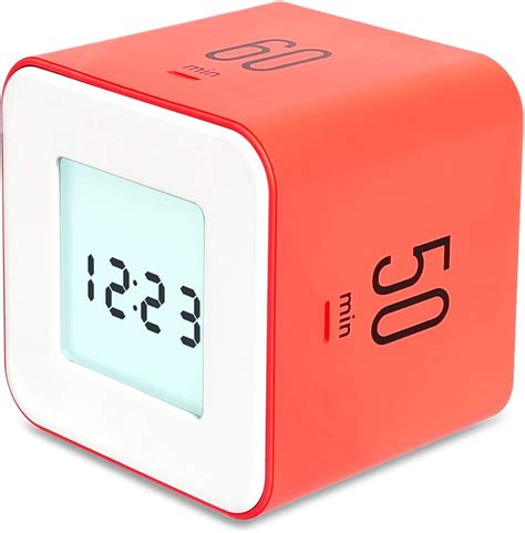 Mooas Multi Clock Time Cube Timer Coral Alarm