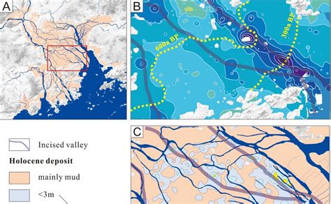 Comparison Of Incised Valleys And Present Major River Courses And Download Scientific Diagram