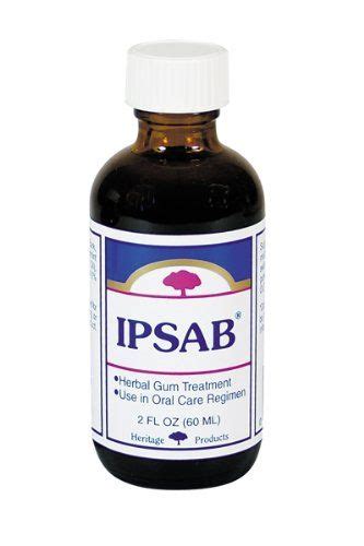 Heritage Store Ipsab 2 Ounce Pack Of 2 Gum Treatment Freshen