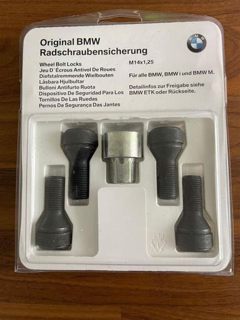 Original BMW Radschraubensicherung Satz Stück M x Neu und originalverpackt in Beinwil