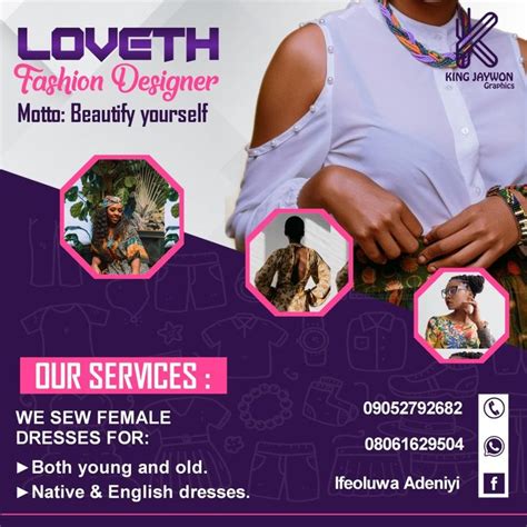 Fashion Design Flyer Flyer Design Promotional Design Fashion Banner
