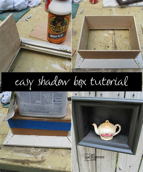 Diy Shadow Box Frame My Repurposed Life