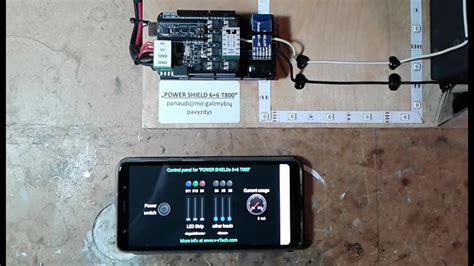arduino bluetooth power shield 6 6 t800 youtube