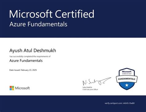Ayush Deshmukh On Linkedin Microsoftazure Az900 Cloudcomputing Azurefundamentals