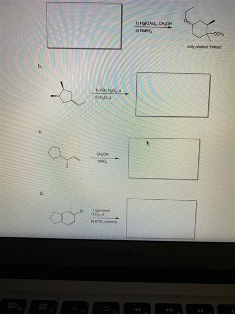 Solved Fill in ALL missing starting materials, reagents, | Chegg.com
