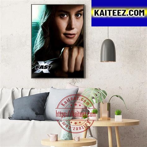 Brie Larson As Tess In Fast X 2023 Art Decor Poster Canvas Kaiteez