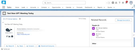 Einstein Activity Capture In Salesforce Salesforce Apps