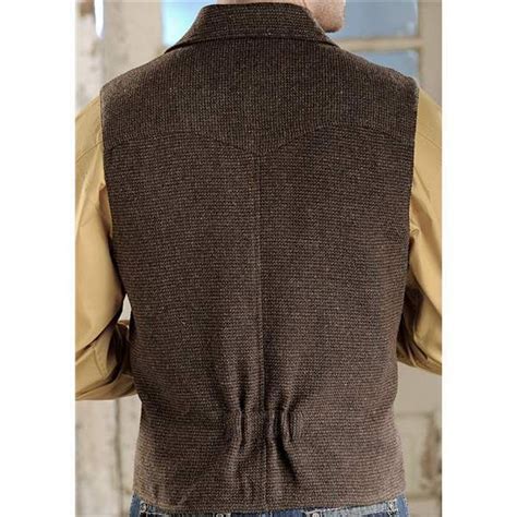 Powder River Outfitters Idaho Vest Wool Tweed For Men Tweed Vest