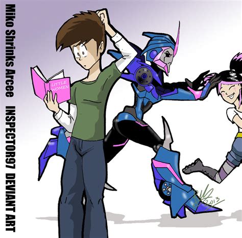 Miko Shrinks Arcee By Inspector97 On Deviantart