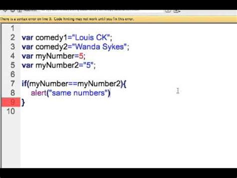 Javascript Conditionals YouTube