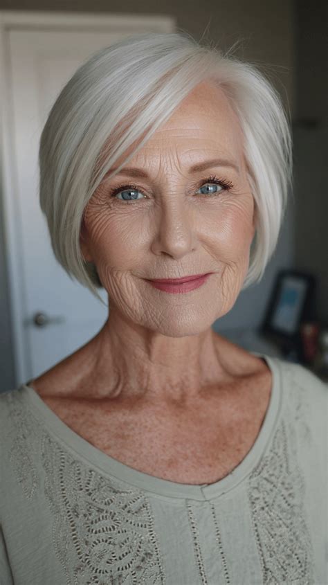 25 Trendy Cropped Bob Haircuts That Took These Over 70 Women From Drab