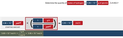 Solved STARTING AMOUNT MolH MolH GH MolH Chegg Com