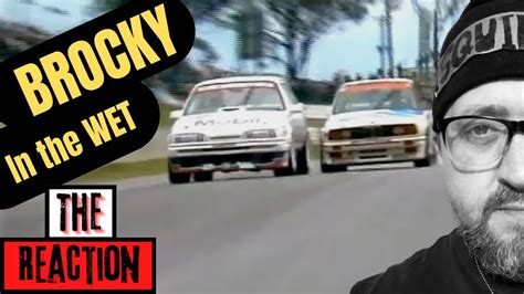 American Reacts To Bathurst 1987 Brocky In The Wet Peter Brock