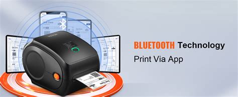 VEVOR Imprimante Étiquettes Thermique x dpi USB Bluetooth pour Amazon UPS VEVOR FR