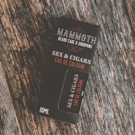 Sex And Cigars Cologne Mammoth Beard Co Mammoth Beard Co