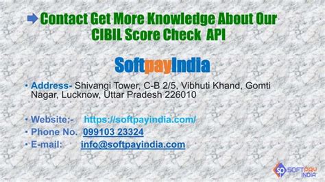 Best Cibil Score Check Api At Best Price Pptx