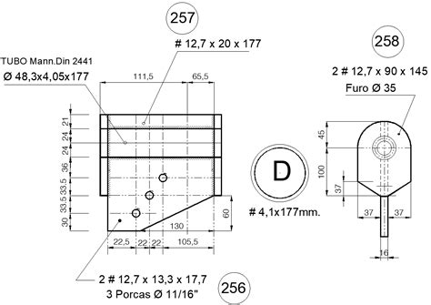 Bridge Section Cad Drawing With Engineering Part Details